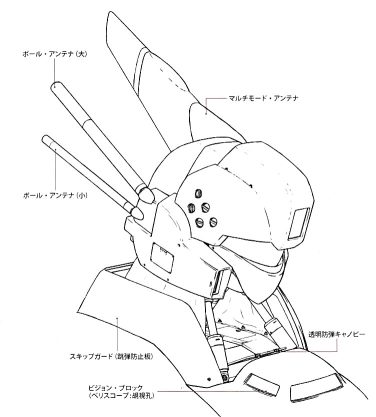 【98式AV頭部構造/機能】『機動警察パトレイバー：98式AVイングラム性能/メカニズム』イングラム頭部構造/機能のご紹介